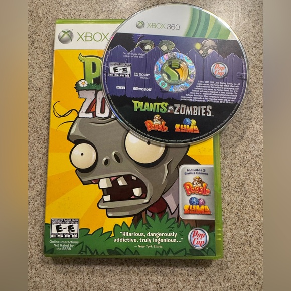 Xbox | Video Games & Consoles | Xbox 36 Plants Vs Zombies Game | Poshmark